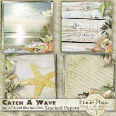 New Summer Collection: Catch A Wave + Freebies – Digital Scrapbooking