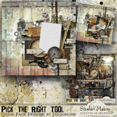 Pick The Right Tool – Collection + Freebies – Digital Scrapbooking