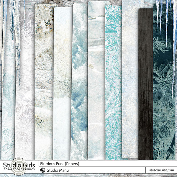 Digital Scrapbooking Winter Papers – Digital Scrapbooking