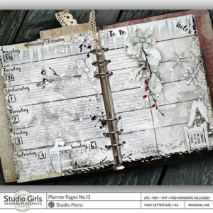 New Printable Planner Pages, A Real Vintage Weekly Planner and a ...